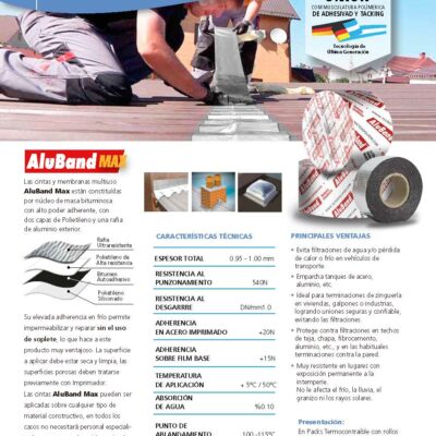 Cinta AluBand Flexible – TecnoAislantes